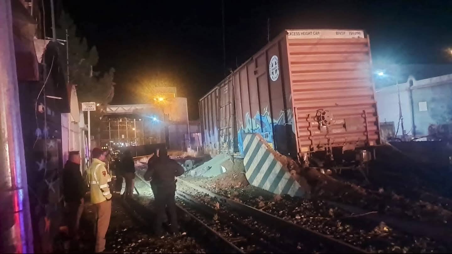 Activan operativo de tras desplazamiento sin control de vagón del tren ...